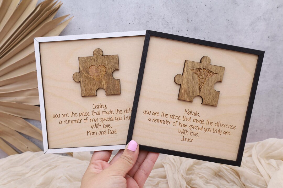 Difference Maker Gift,you Are the Missing Piece,appreciation Plaque,you ...