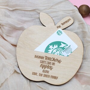 Teacher Appreciation Gift,gift Card Holder,back to School,educator ...