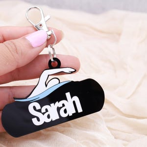 Swimmer Keychain,swim Team Gift,athlete Gift,team Spirit Gift,swimming ...