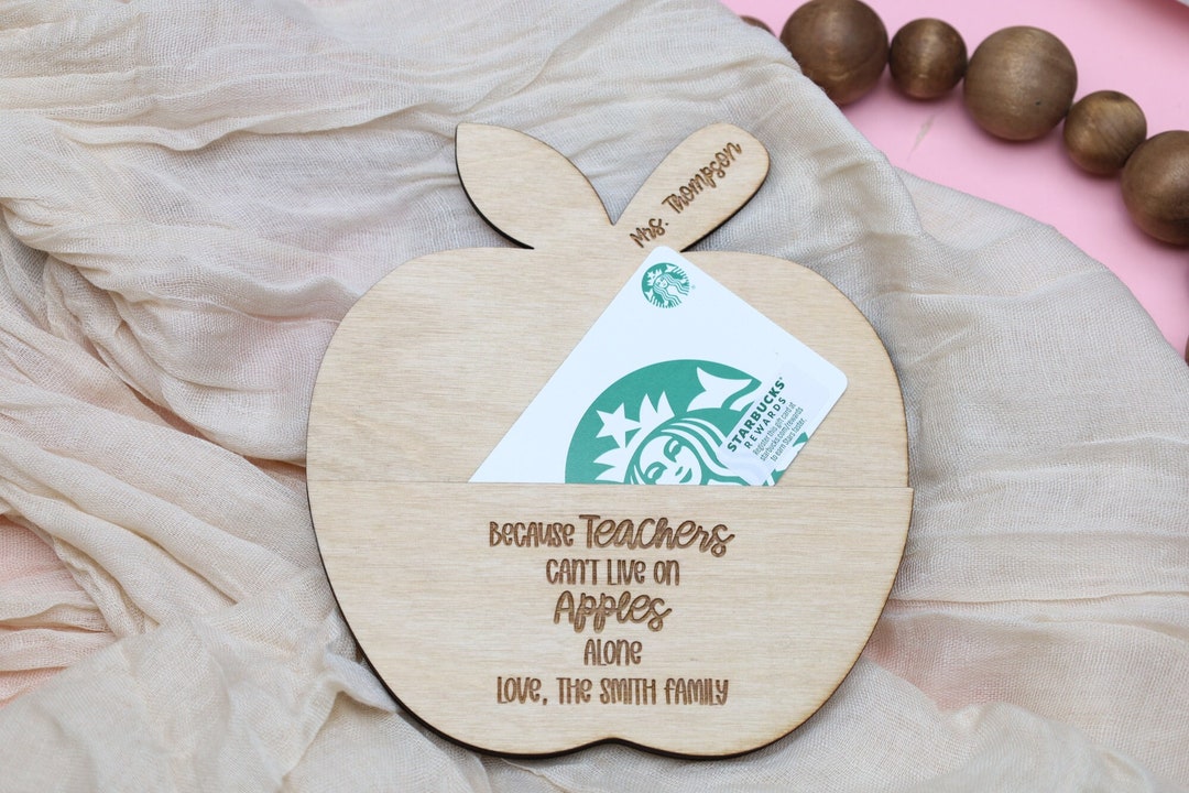 Teacher Appreciation Gift,gift Card Holder,back to School,educator ...