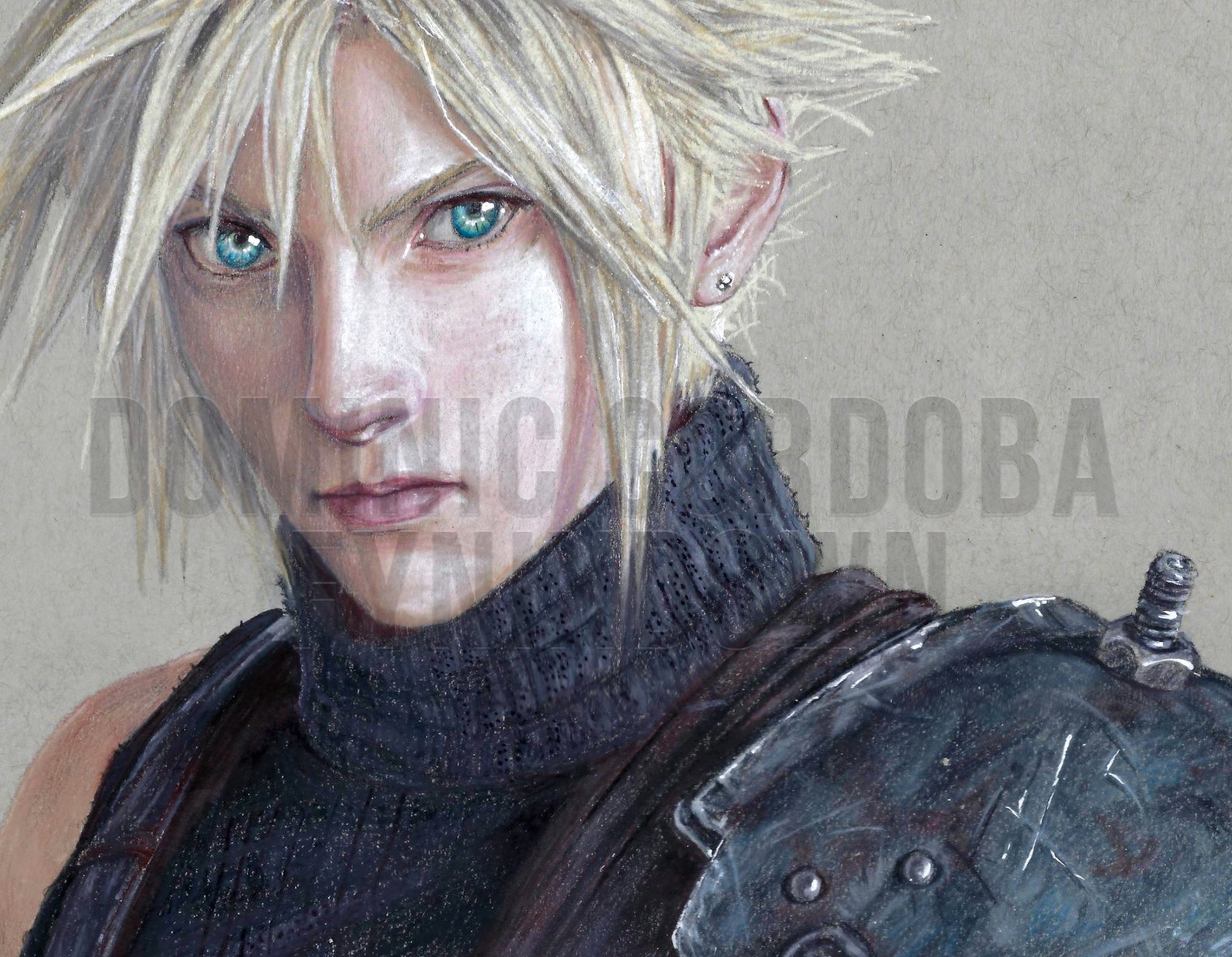 CLOUD STRIFE Final Fantasy 7 Art Print - Etsy