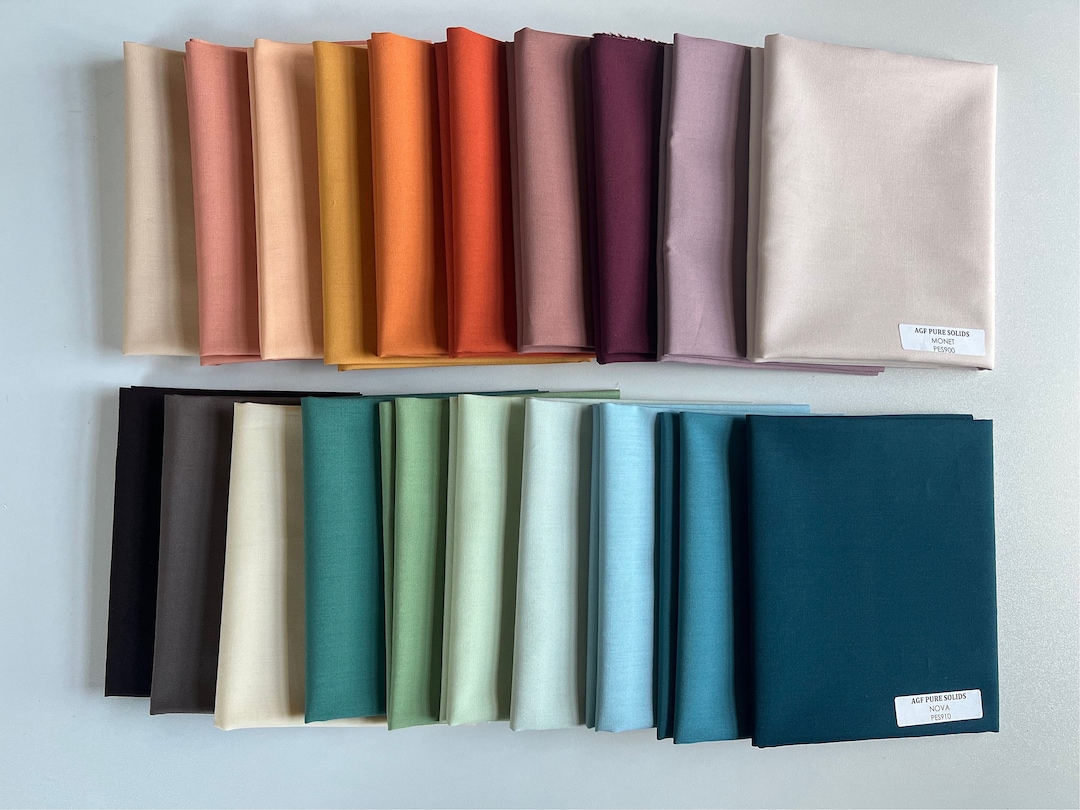 AGF Suzy Quilts PURE Solids Full Collection - Etsy