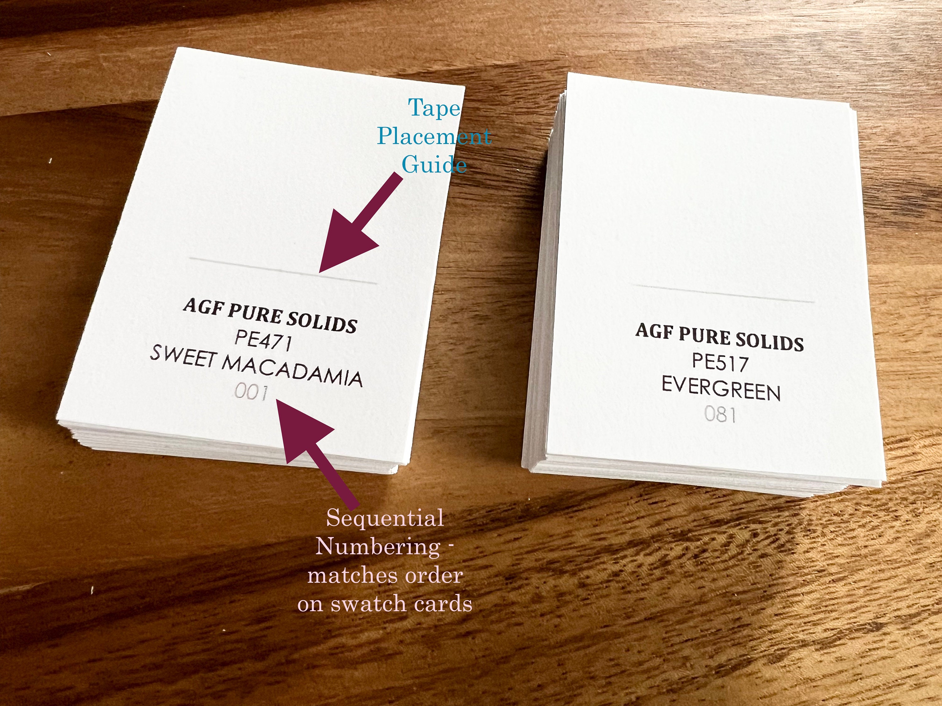 AGF Pure Solids Printed Paper Cards for DIY Individual Fabric - Etsy