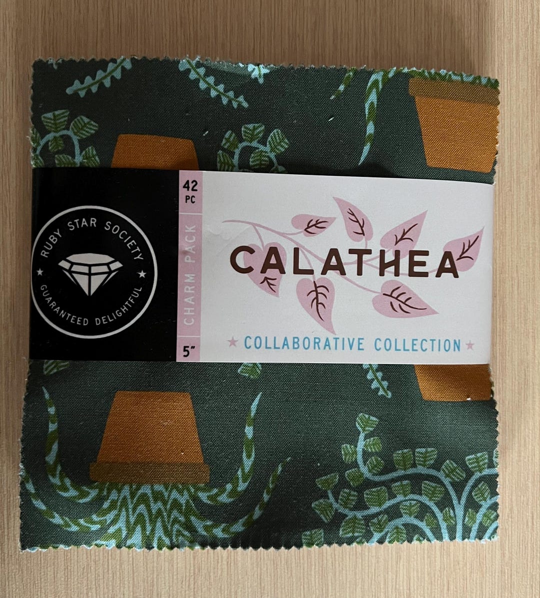 Calathea by Ruby Star Society - 42 Piece 5"x5" Charm Pack - Etsy
