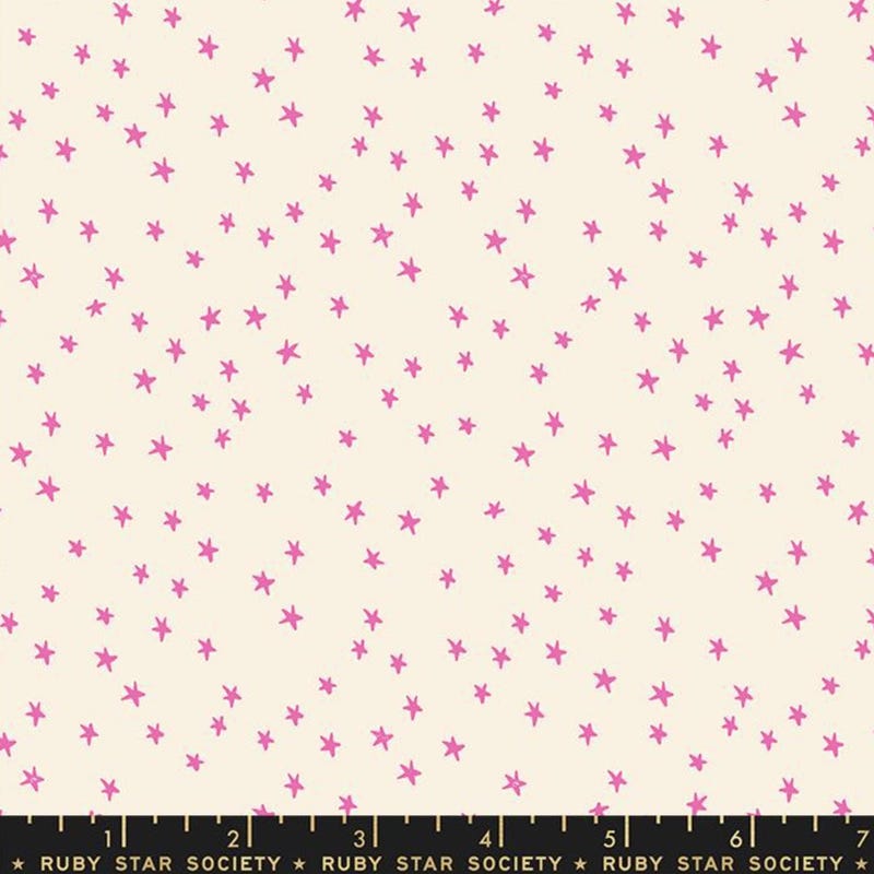 Ruby Star Fabric - Etsy
