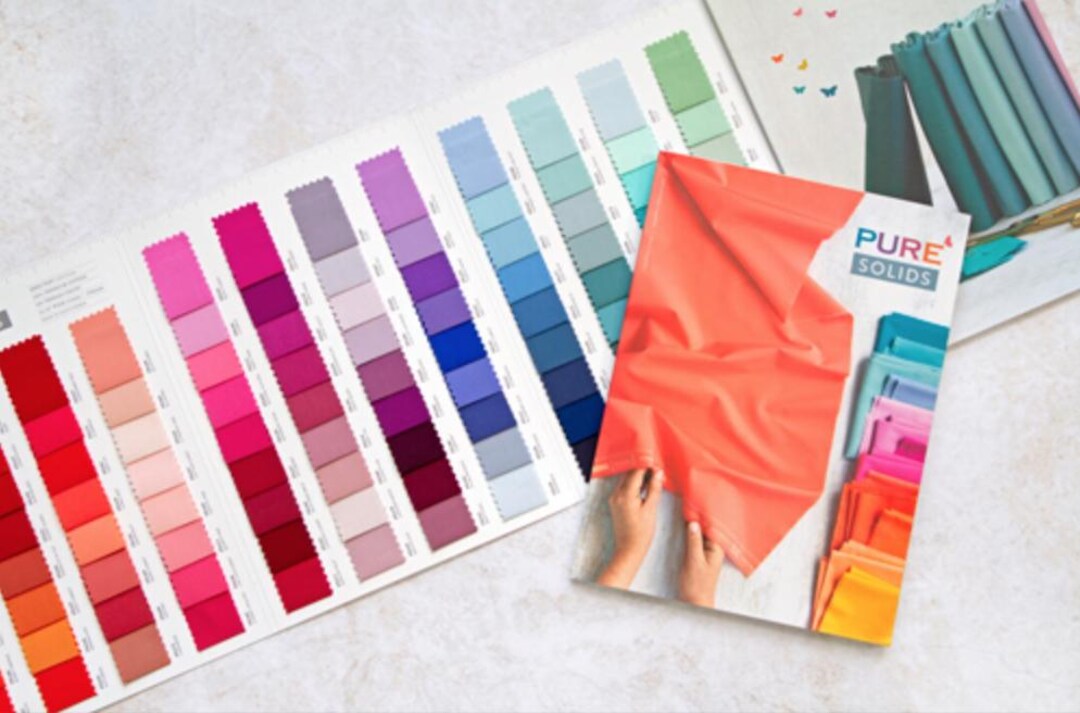 AGF Pure Solids Color Card - 203 Colors - Etsy