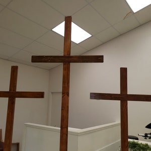 Large Rustic Wooden Cross, Ideal for Wedding Ceremony Backdrop ...
