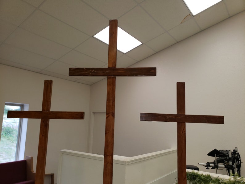Large Rustic Wooden Cross, Ideal for Wedding Ceremony Backdrop ...