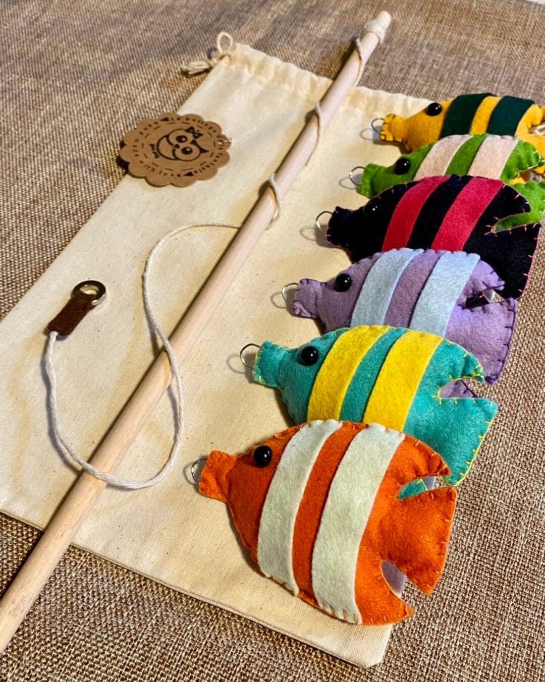 FISHING GAME Educational Toys for Children Magnetic Felt - Etsy