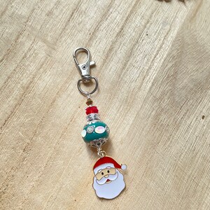 Holiday Keychain Purse Charms, Christmas Charms, Beaded Keychains ...