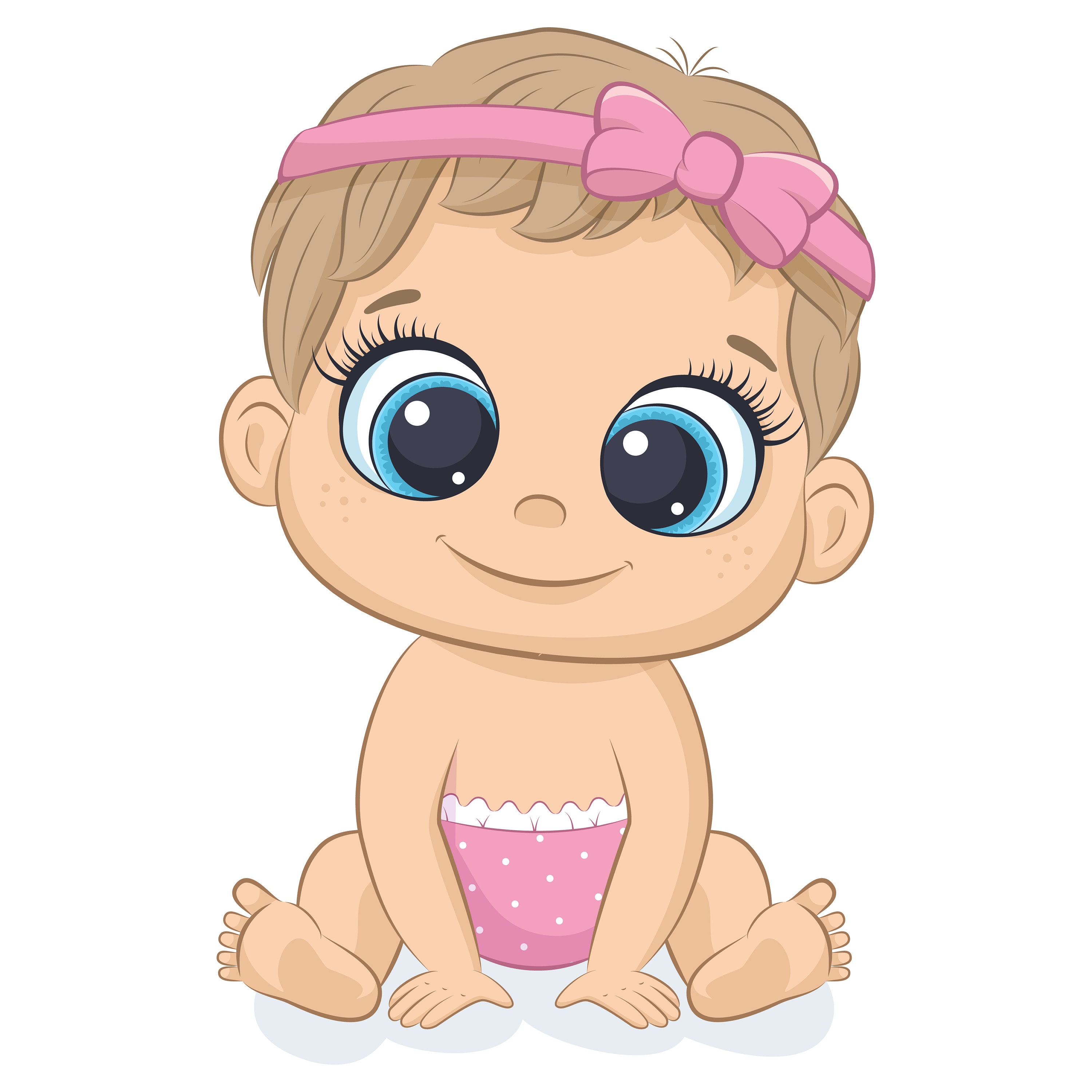 Bebé niño y niña ducha clipart PNG EPS JPEG fiesta de la | Etsy