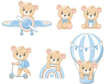 Bear Clip Art | Etsy