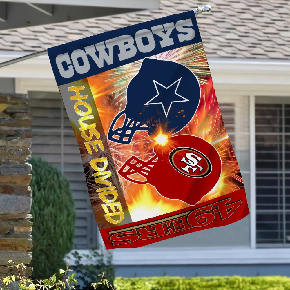 Personalized House Divided Garden Flag, 40x28 in Flags, College ...