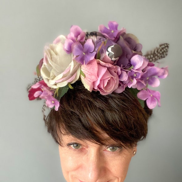 Boho Flower Crown - Etsy