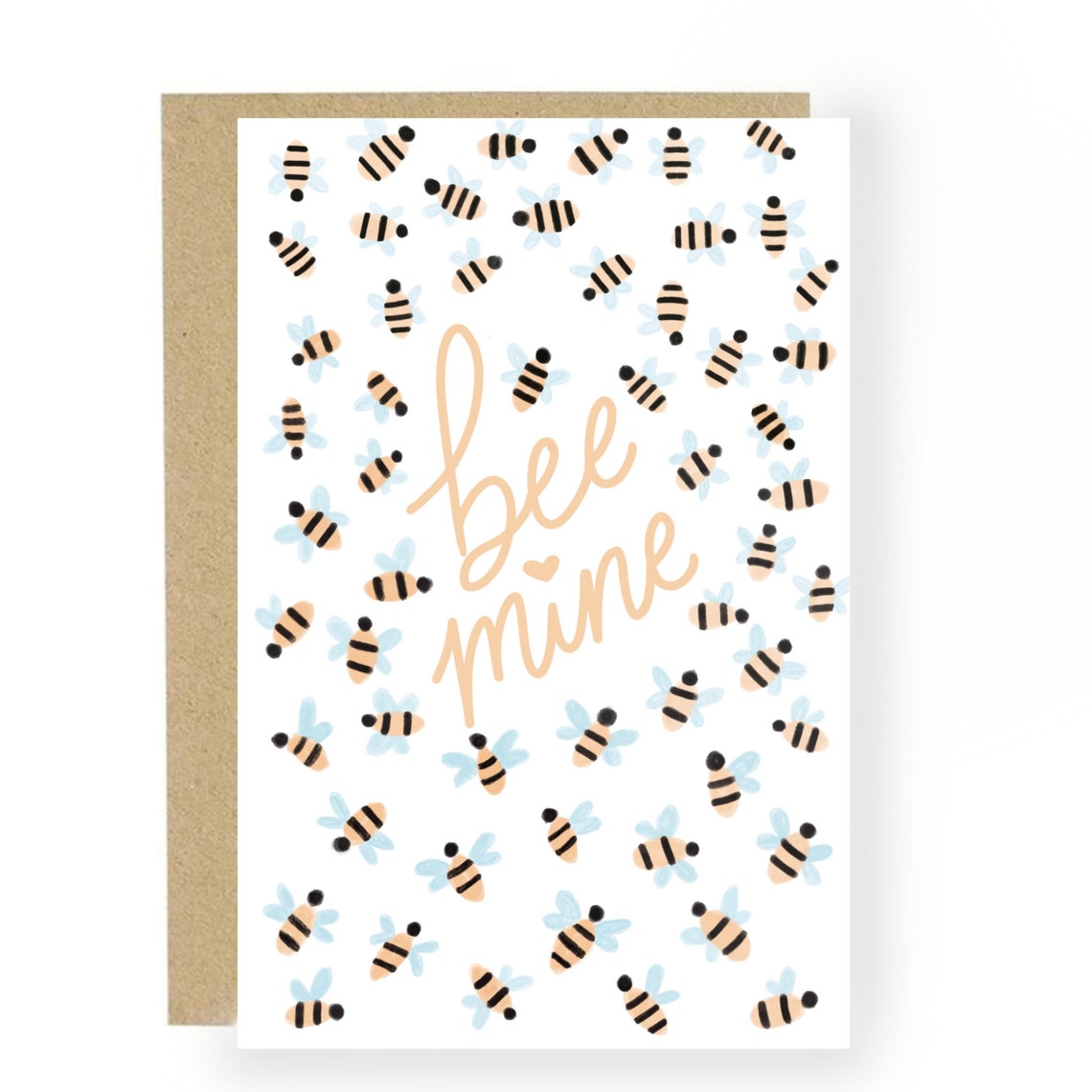 Bee Mine Printable PDF Valentine's Day Card - Etsy