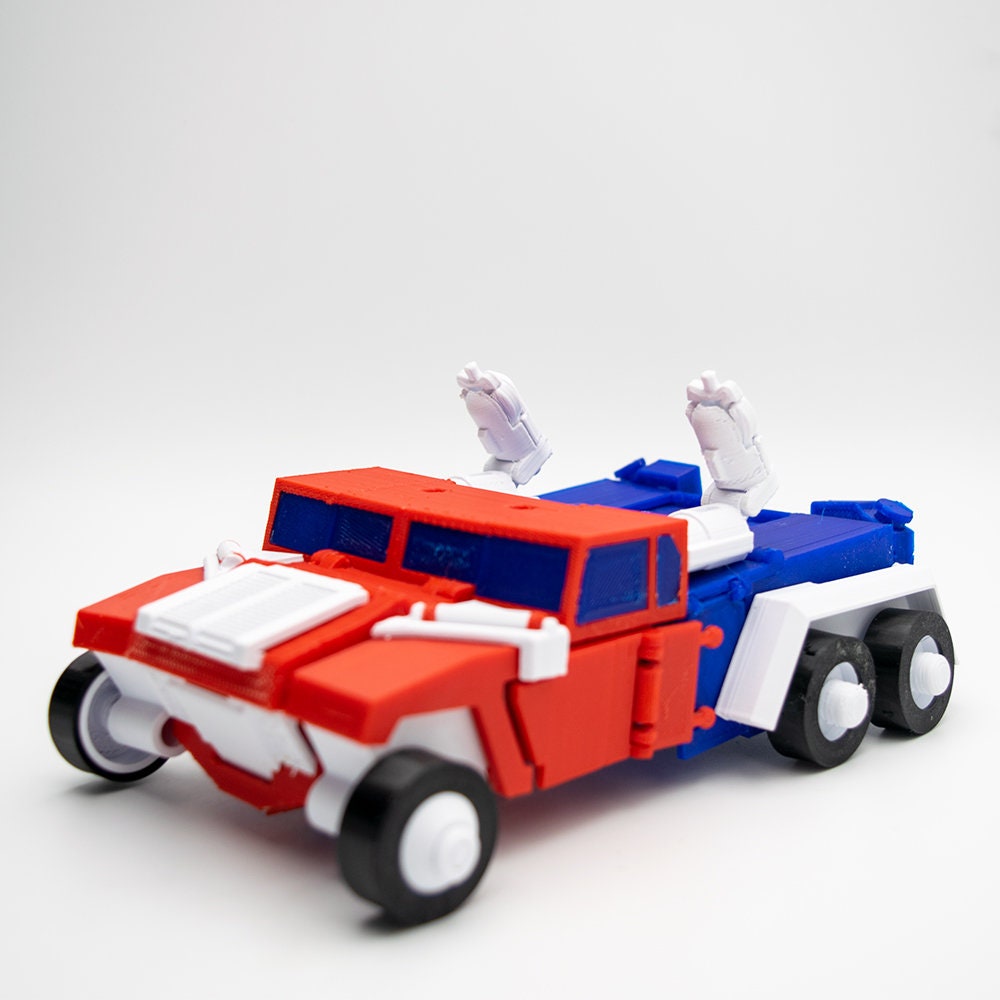 Un-used Beast Wars Optimus Prime Prototype JUNGLE CONVOY ||3D Printed ...