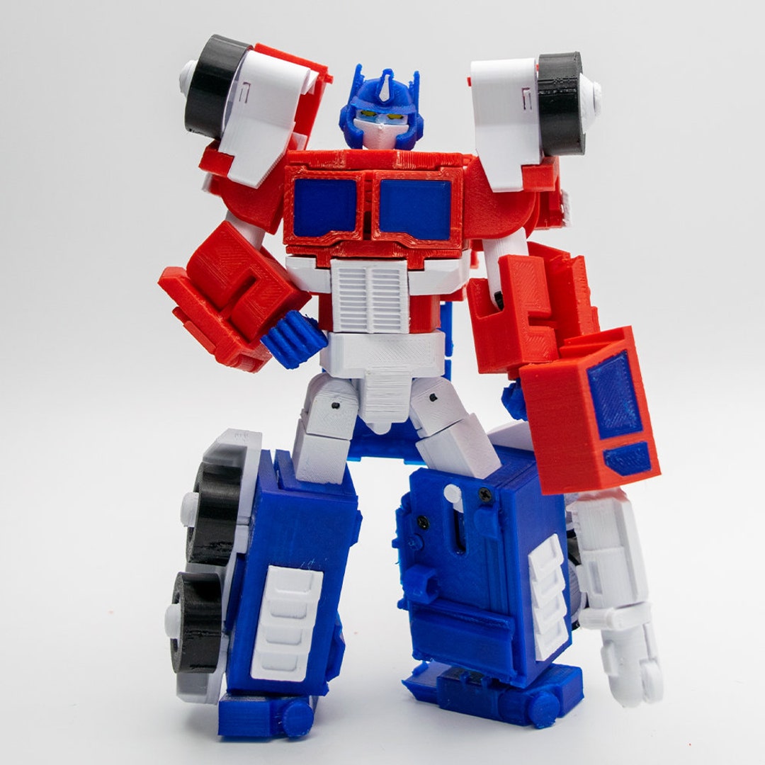 Un-used Beast Wars Optimus Prime Prototype JUNGLE CONVOY ||3D Printed ...