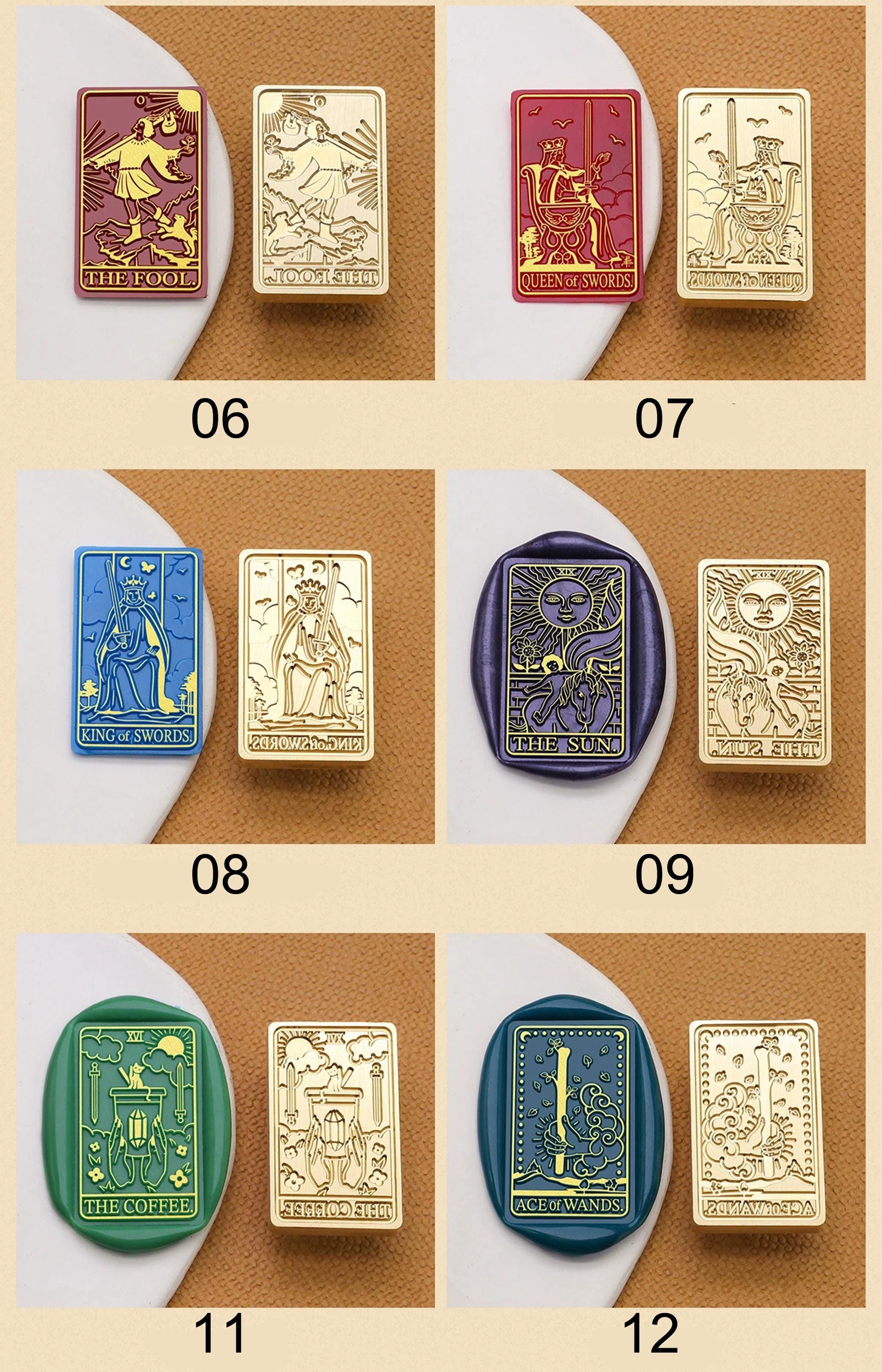 Wax Seal Stamps, Tarot Stamps, Tarot Wax Seals for Invitation Wedding ...