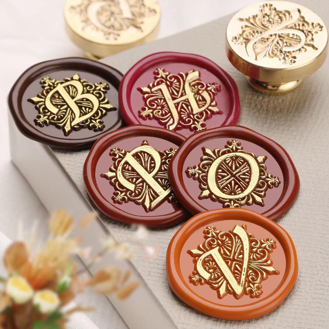 Wax Seal Stamps, Letter Stamp, Snowflake Letter Wax Seals for ...