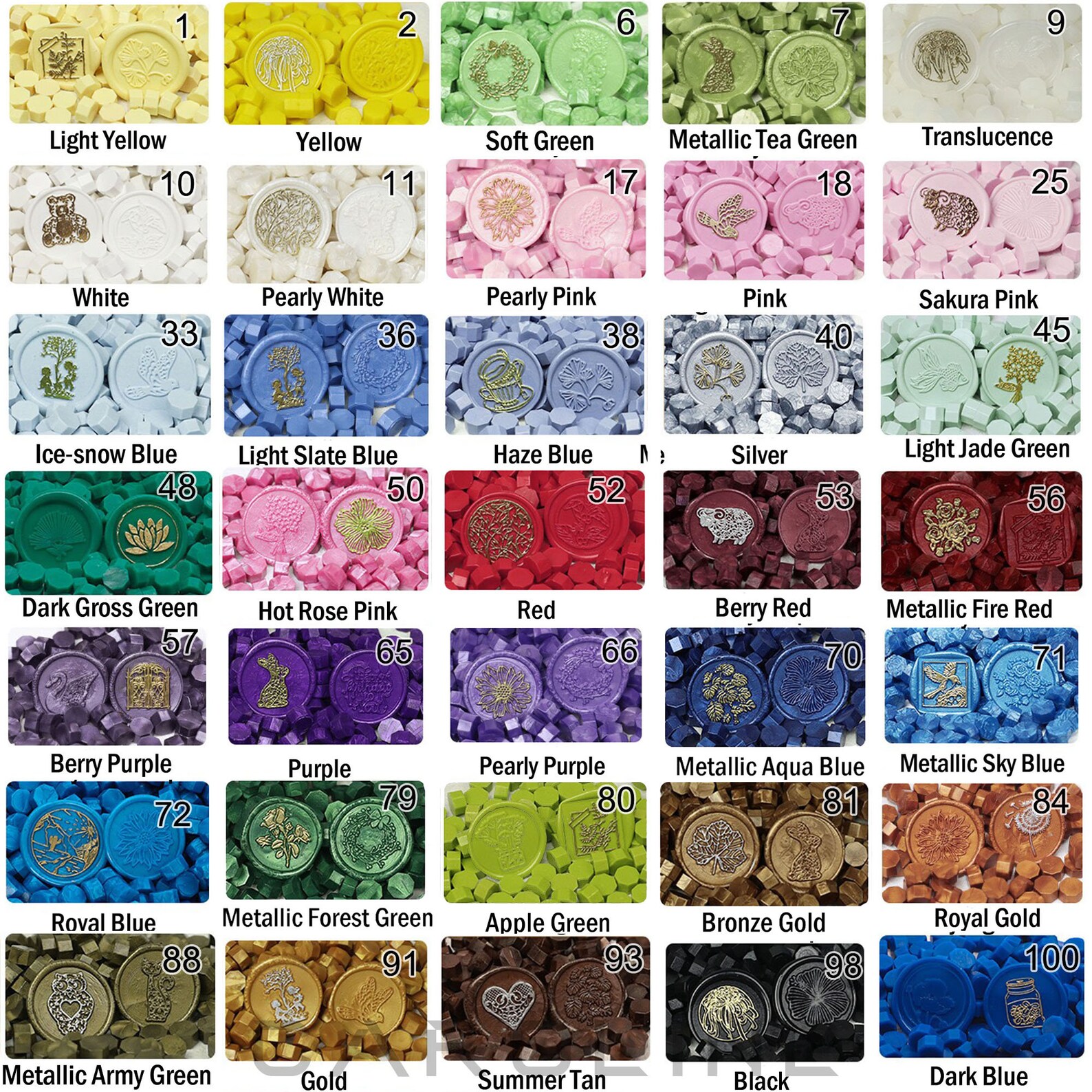 Moon Wax Seal Stamp All Moon Stamps Wax Seals for Invitation - Etsy