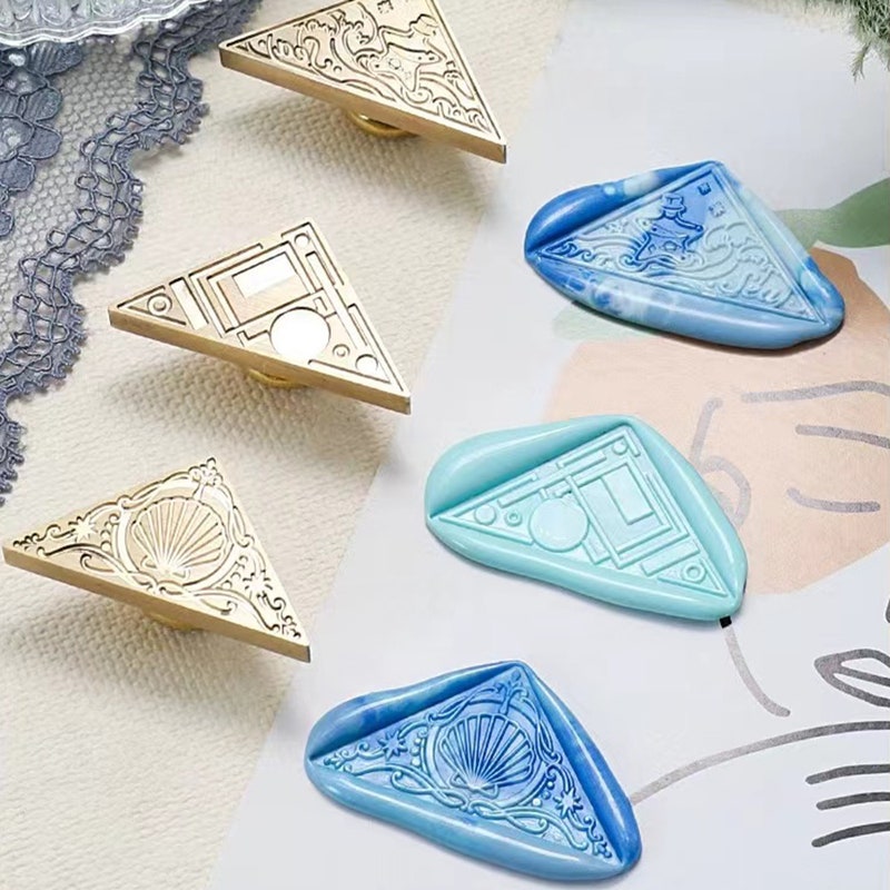 Triangle Stamp - Etsy
