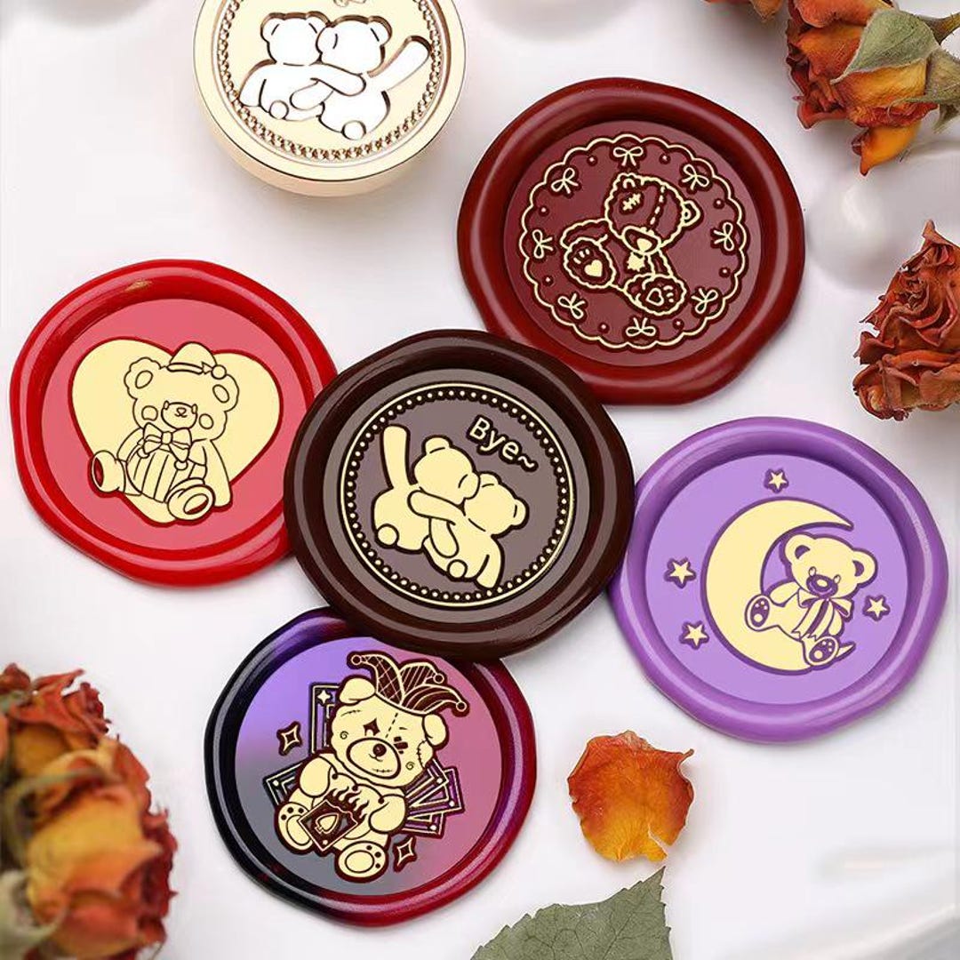 Wax Seal Stamps, Lovely Bear Stamps, Goodnight Little Bear Wax Seals ...