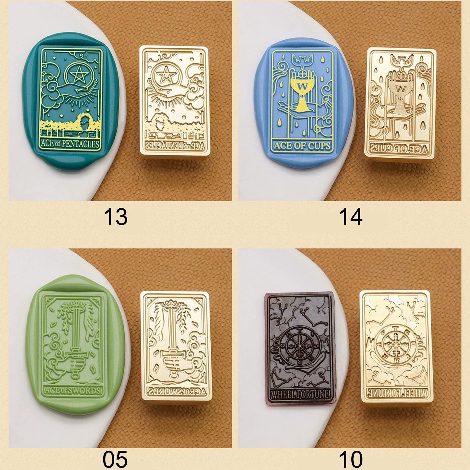 Wax Seal Stamps, Tarot Stamps, Tarot Wax Seals for Invitation Wedding ...