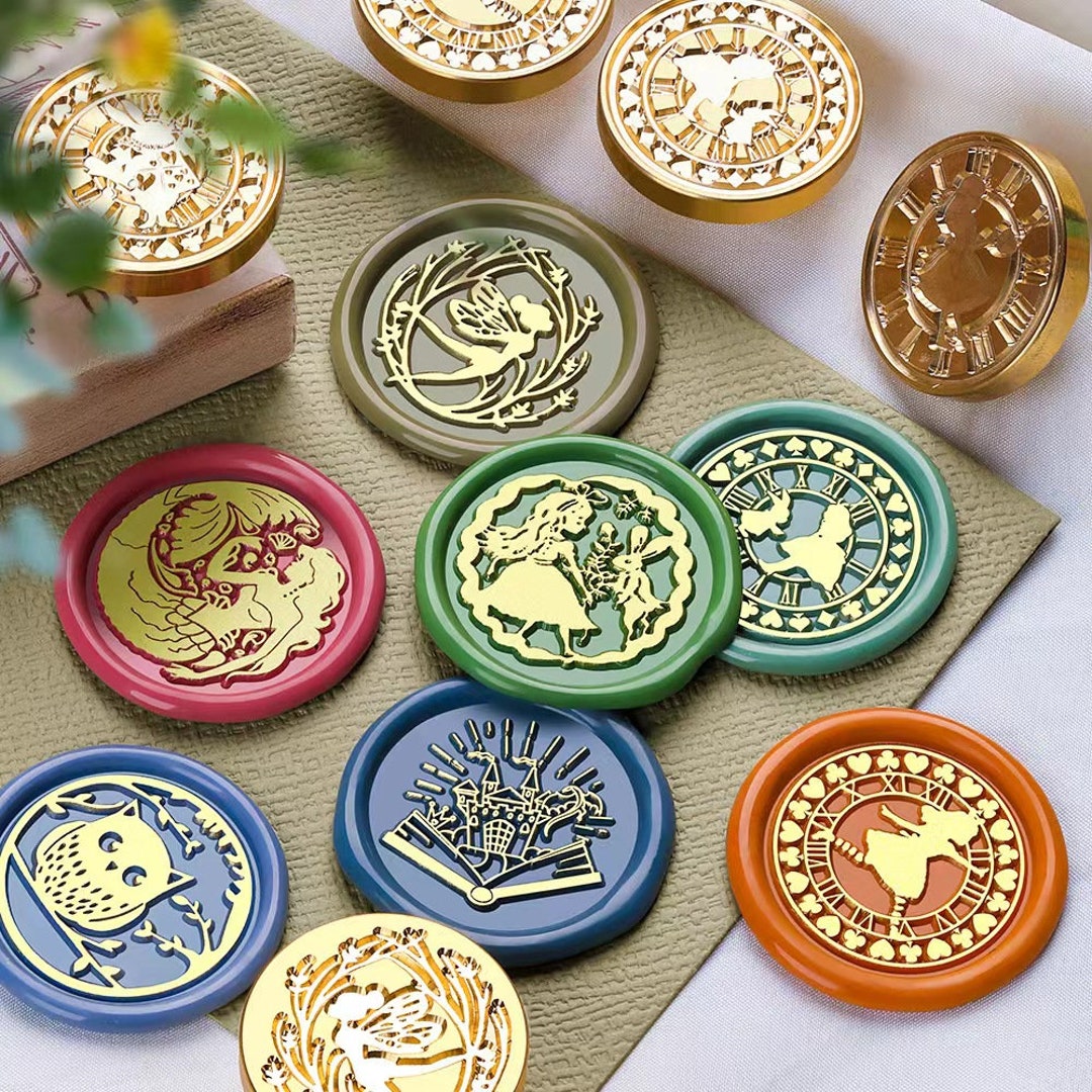 Wax Seal Stamps, Time Stamps, Clock Wax Seals for Invitation Wedding ...