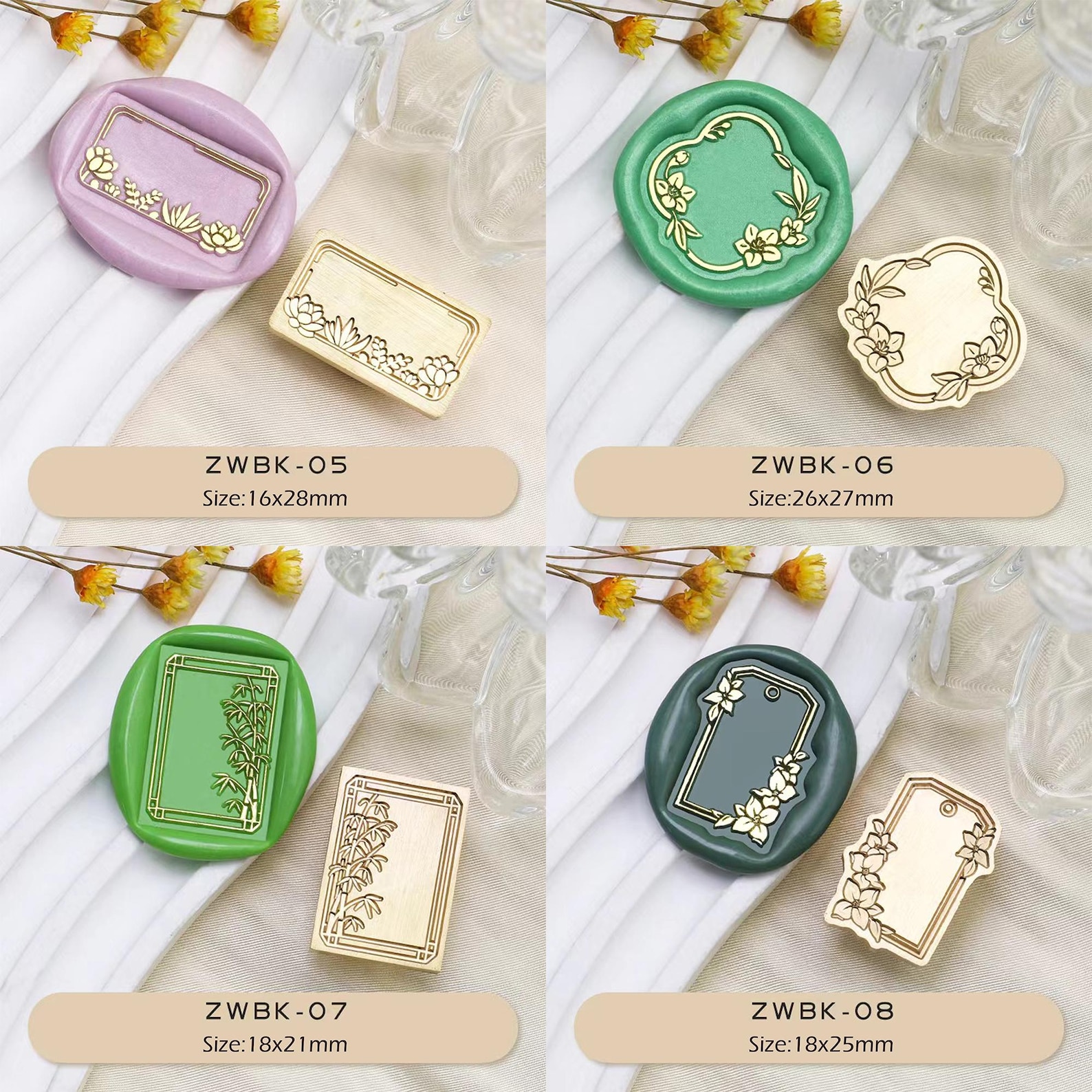 Vintage Picture Frame Wax Seal Stamps, Vintage Stamps Wax Seals for ...
