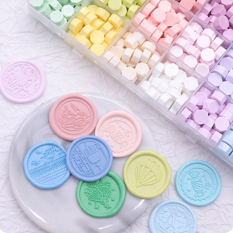 Sealing Wax Bead Set, Premium Wax Seal Beads Box, A Lot of Wax Box for ...