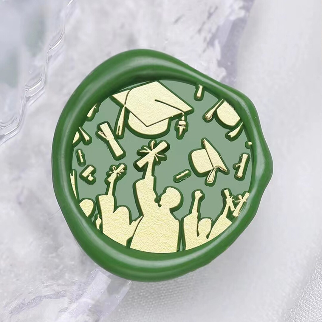 Wax Seal Stamp, Graduation Stamp, Graduation Cap Wax Seals for ...