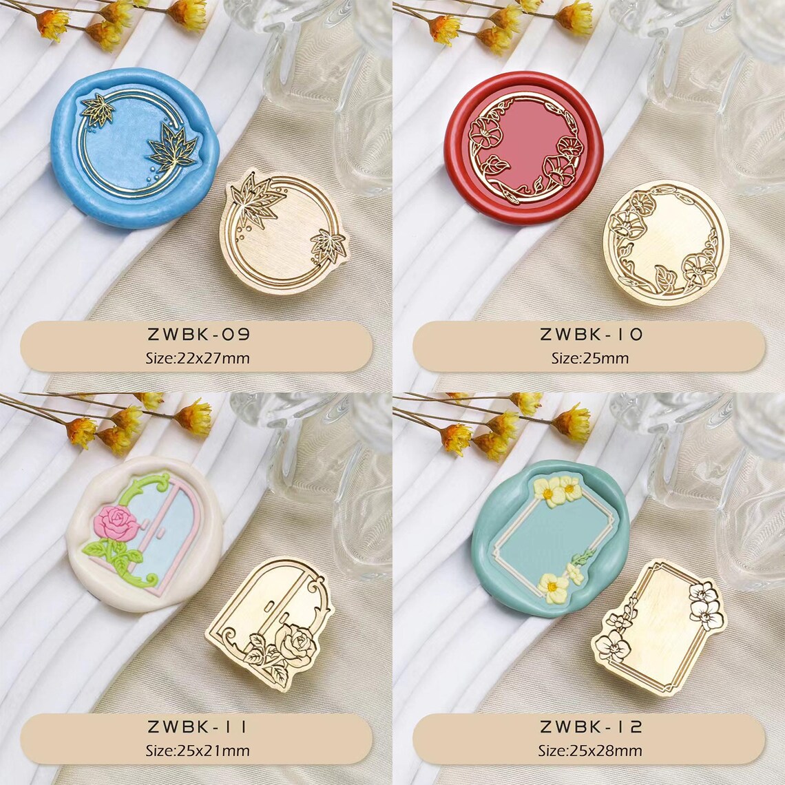 Vintage Picture Frame Wax Seal Stamps, Vintage Stamps Wax Seals for ...