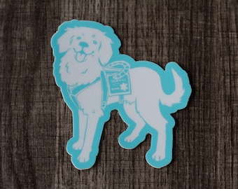 Stickers Assistance Animals Save Lives Personalize I Met an Assistance ...