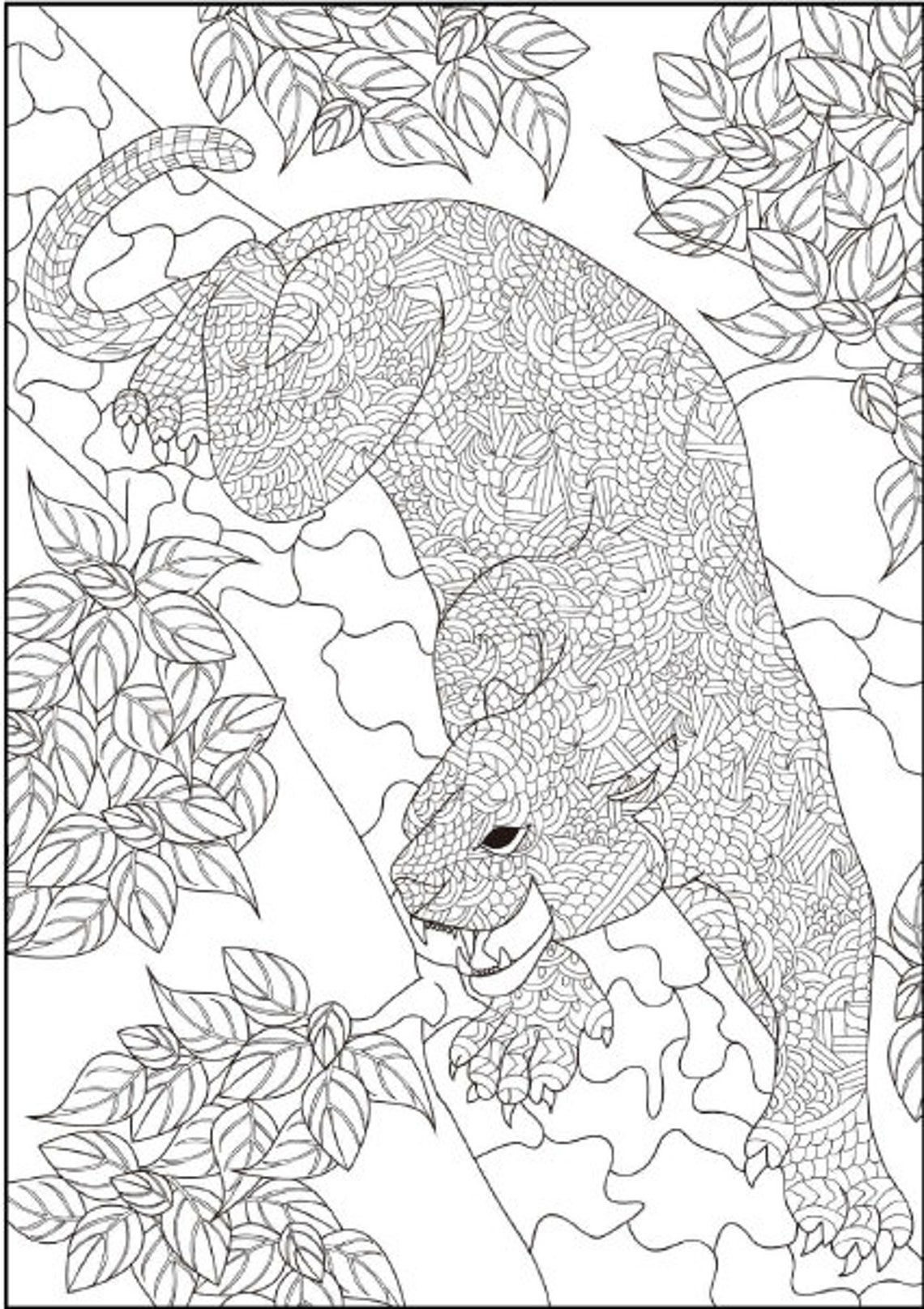 130+ Animal Mandala Coloring Pages - Etsy