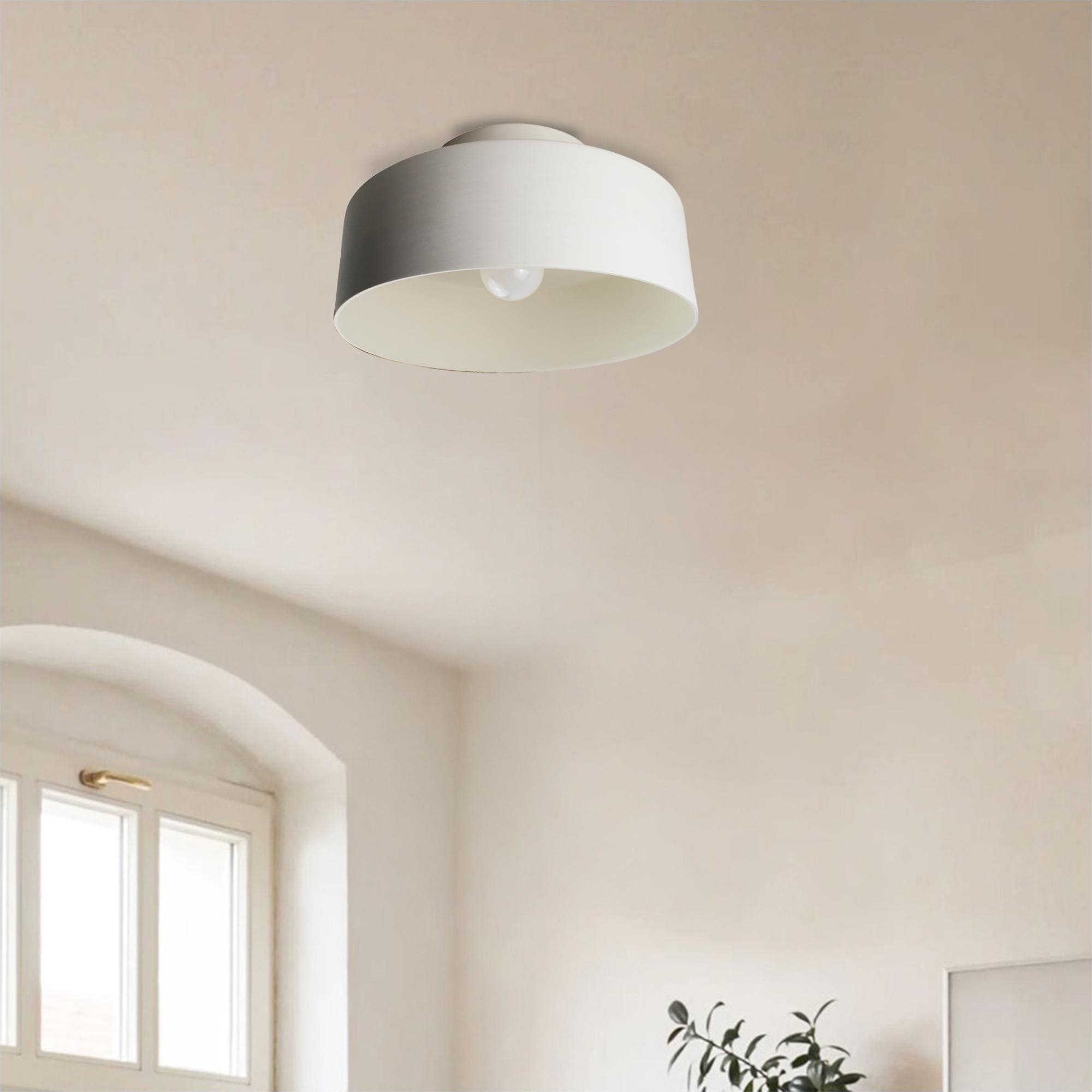 Ceramic Flush Mount Ceiling Fixture - Etsy
