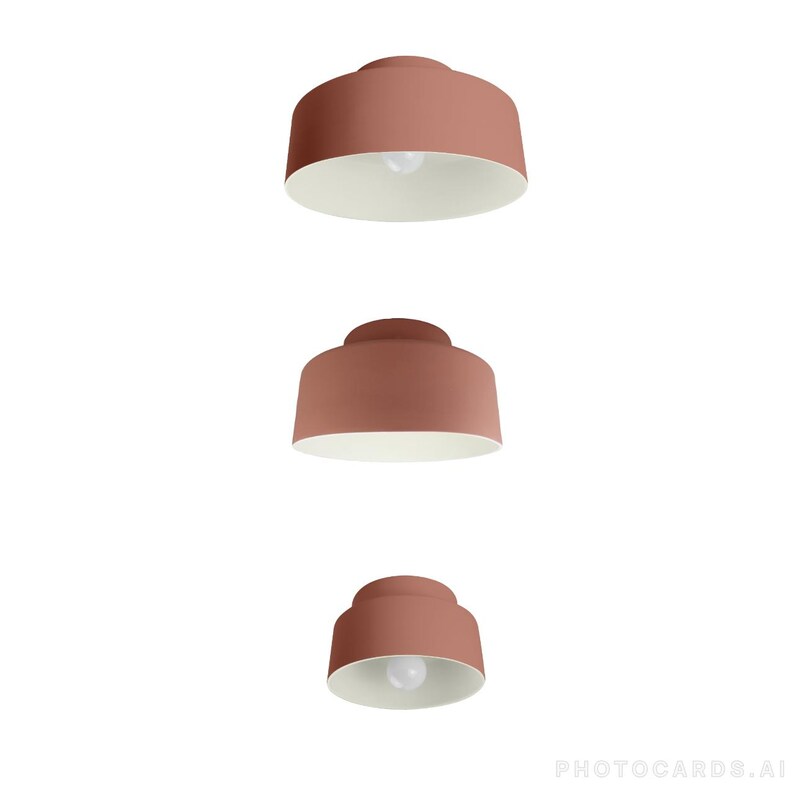 Ceramic Flush Mount Ceiling Fixture - Etsy