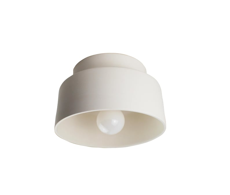 Ceramic Flush Mount Ceiling Fixture - Etsy