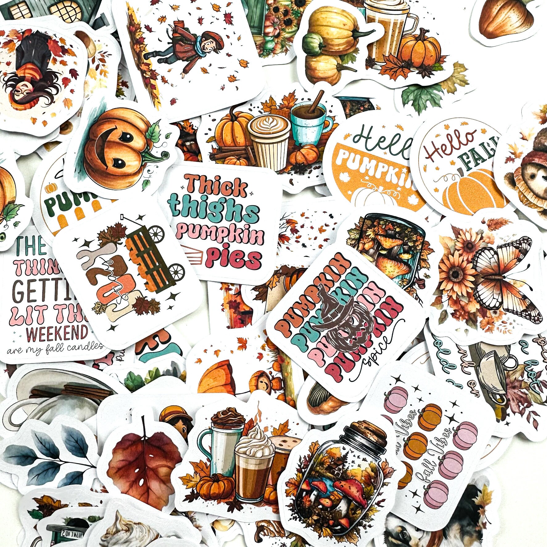 Random STICKER Set Fall 1 Autumn Stickers Stickers Sheet - Etsy