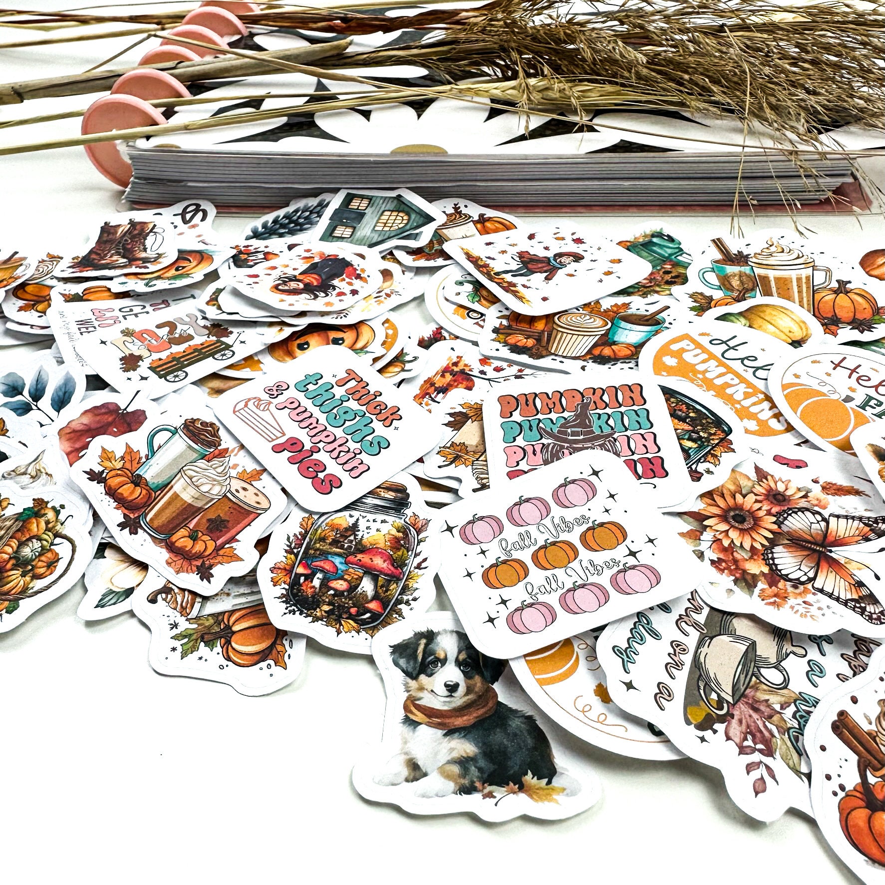 Random STICKER Set Fall 1 Autumn Stickers Stickers Sheet - Etsy