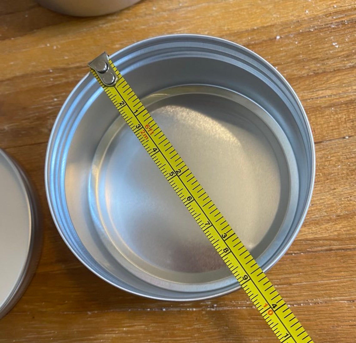 Set of 4, 9cm X 4.5cm Round Screw Top Tins 250ml Shampoo Bars and ...