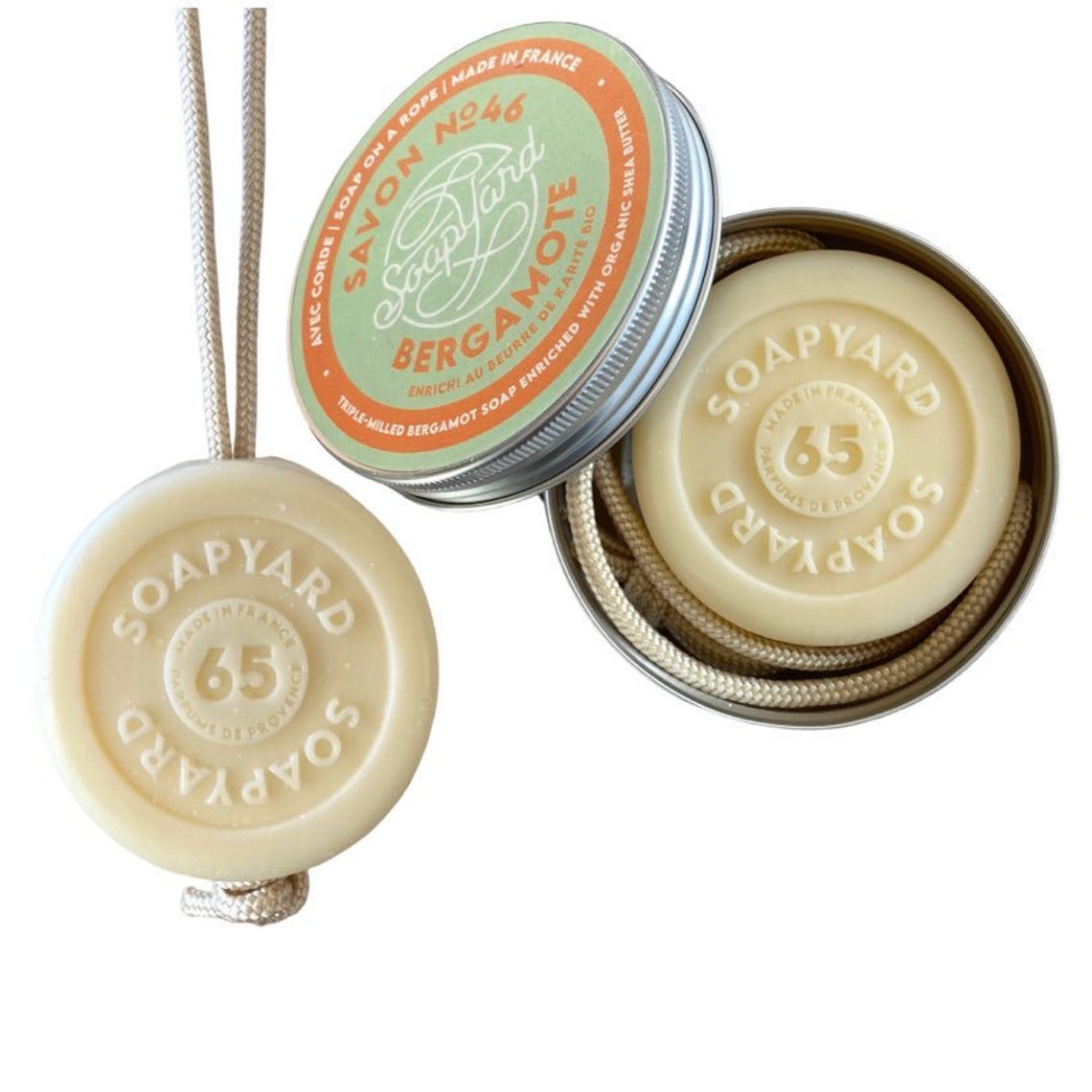 Set of 4, 9cm X 4.5cm Round Screw Top Tins 250ml Shampoo Bars and ...