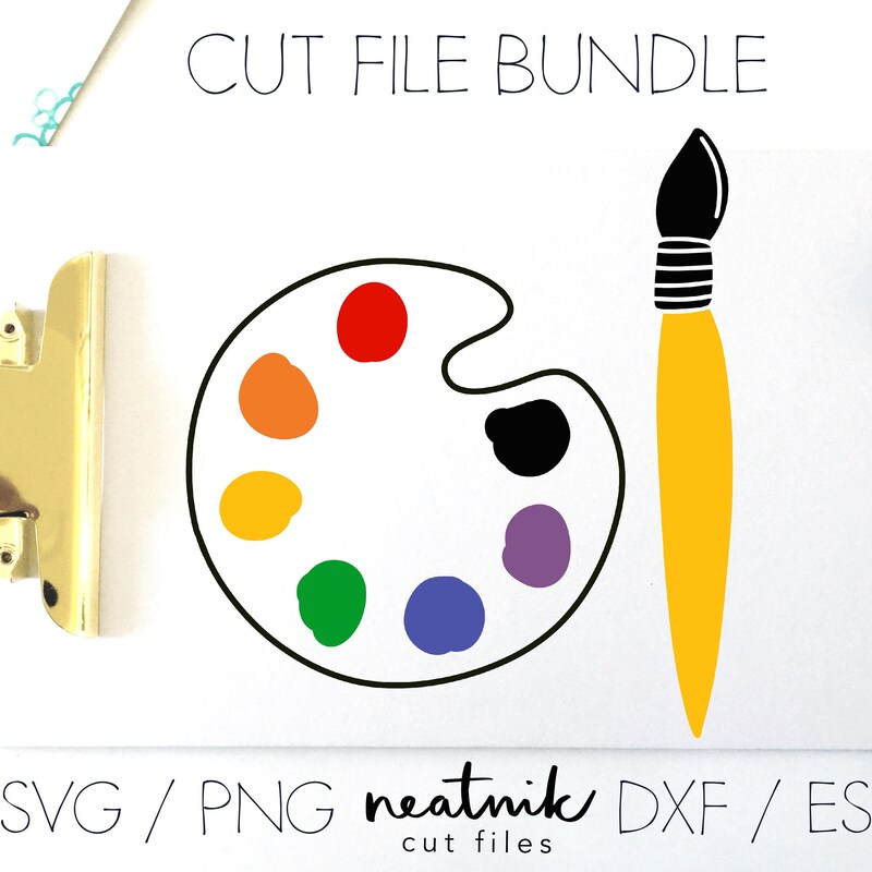 Paint Palette Svg - Etsy