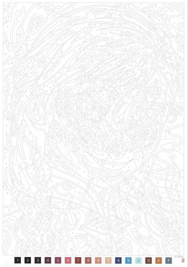 DIGITAL Colour by Numbers Disney Les Grands Classiques Tome 3 Mystery ...