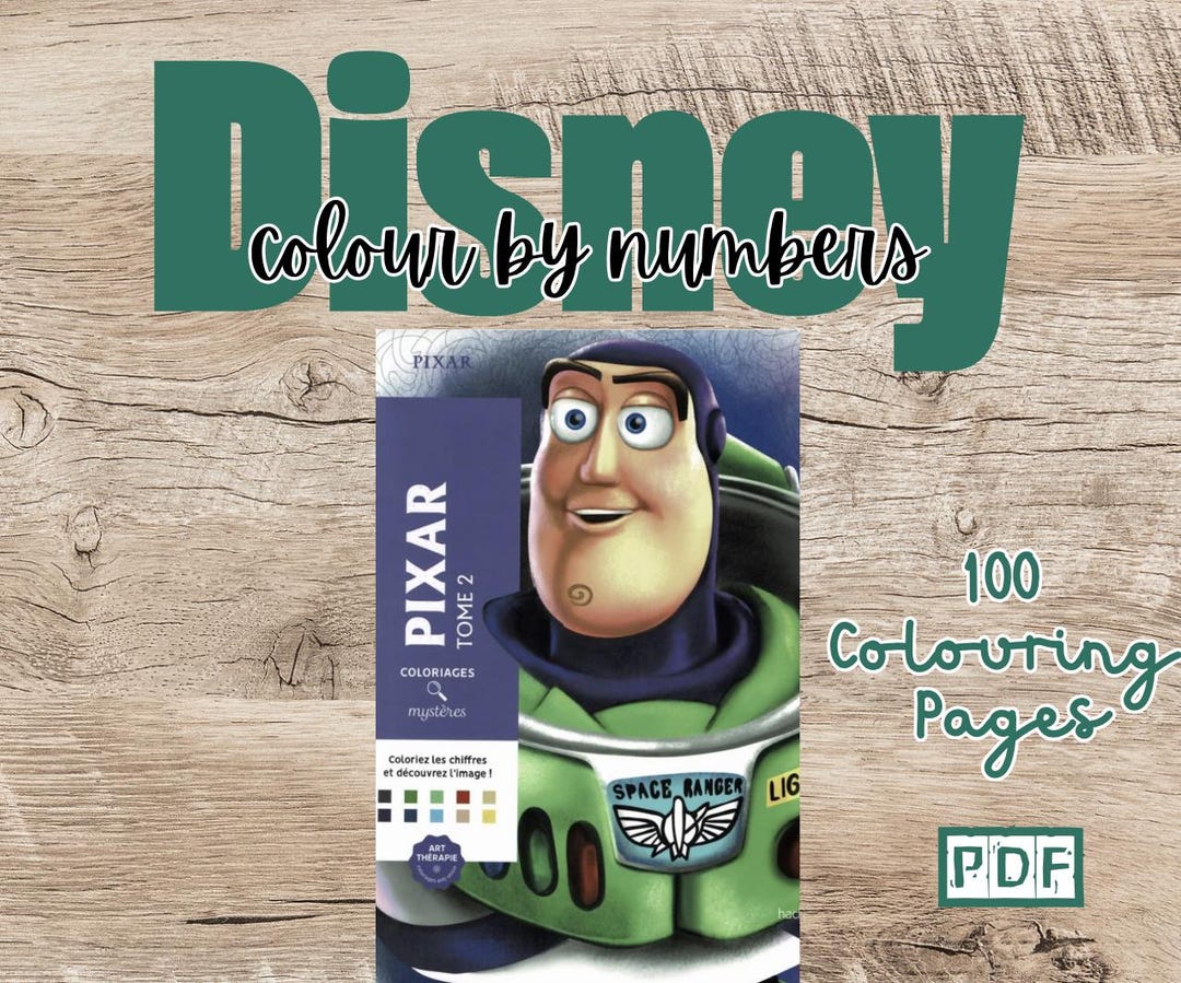 DIGITAL - Disney Pixar Tome 2 - Colour by Numbers | Not Recommended for ...