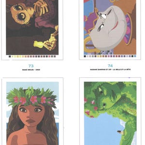 DIGITAL | Coloriages Mystères Disney - Girl Power- Colour by Numbers - Etsy