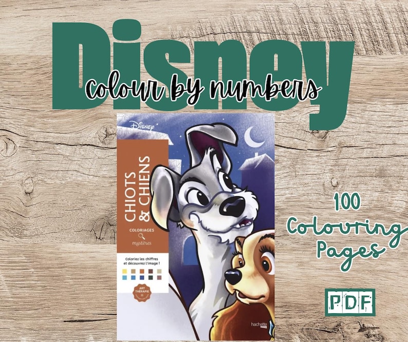 Mystery Color by Number Printable | Coloriages Mystères Disney - Chiots ...