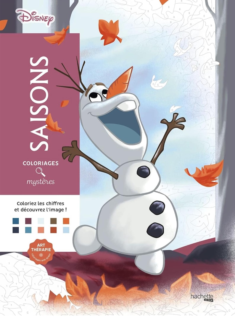 DIGITAL | Coloriages Mystères Disney - Seasons - Colour by Numbers ...
