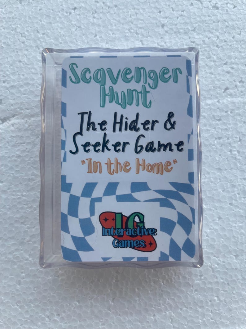 Interactive Scavenger Hunt Game for Home - Digital PDF Version - Etsy