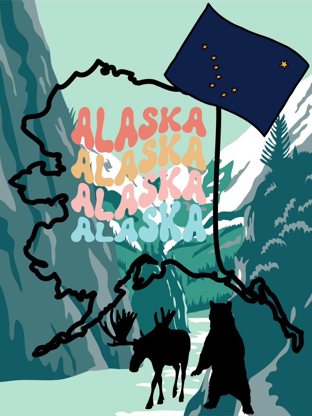 Alaska Diamond Art Kit—latch Hook Kit—paint by Number—jigsaw Puzzle ...