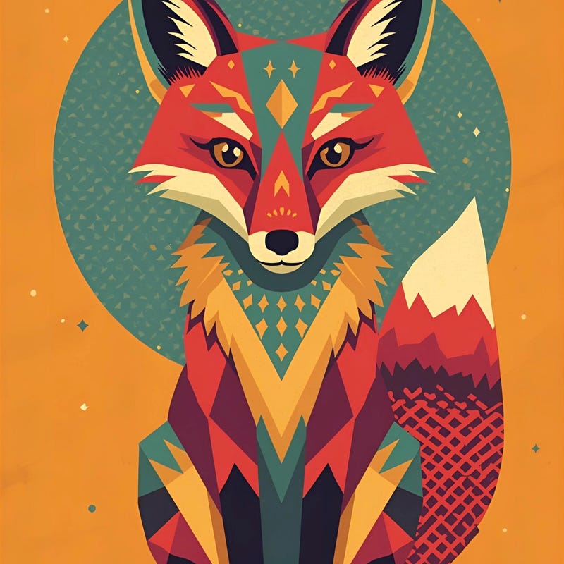 Fox Diamond Art Kits - Etsy